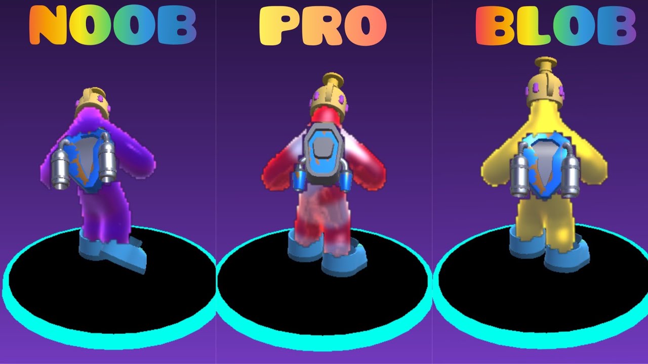 BLOB RUNNER 3D FUNNY GAMES ANİMATİON (max new level NOOB )#blob # ...