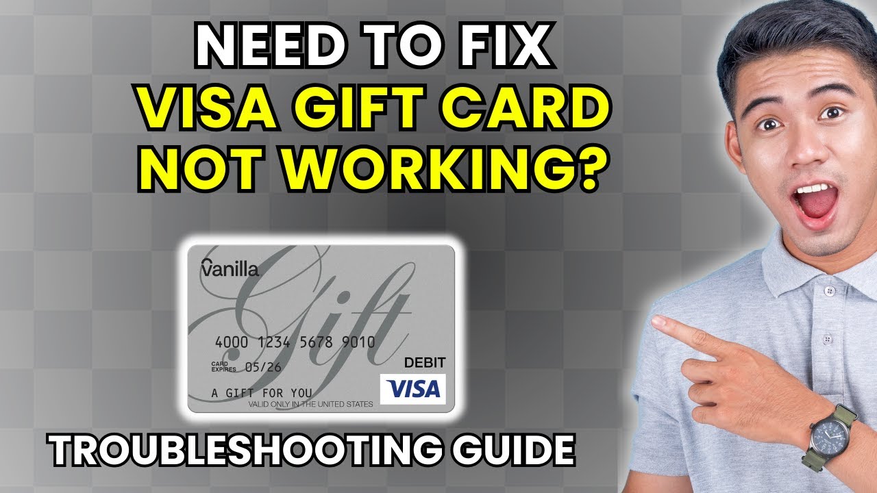How to Fix Visa Gift Card Not Working [2025 Method] - YouTube