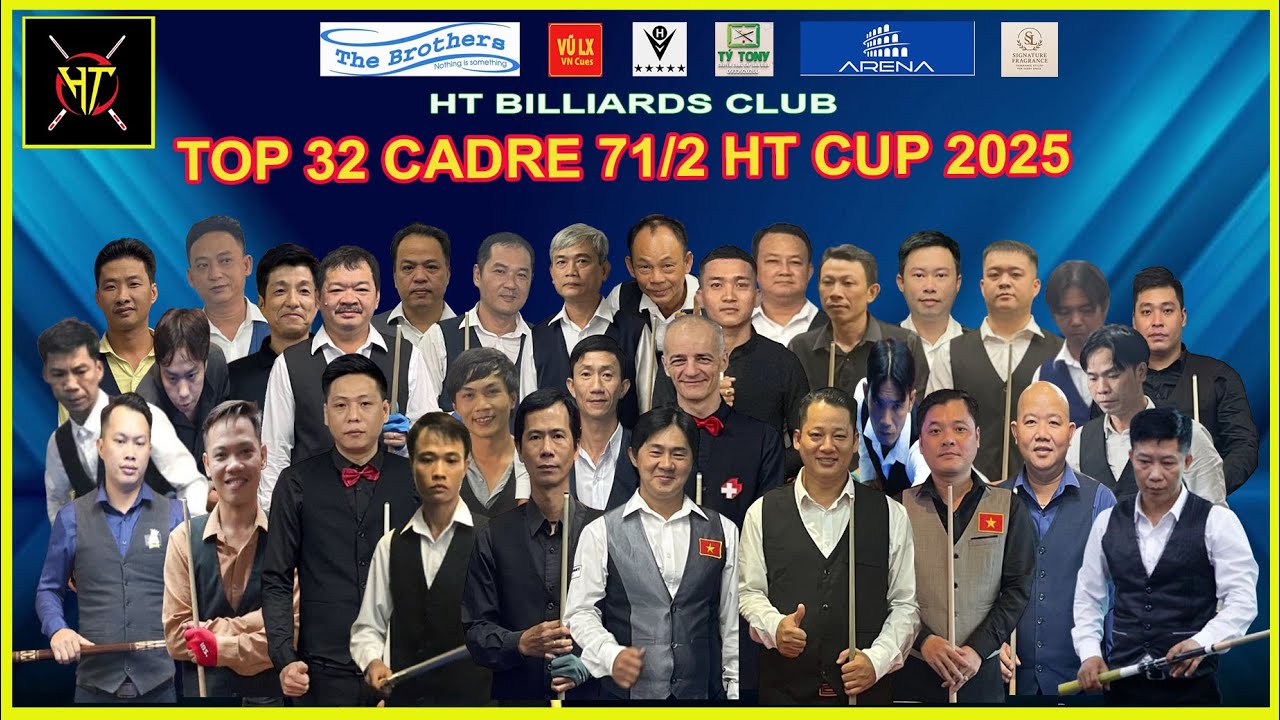 XAVIER VS KIM SƠN - GIẢI TOP 32 CADRE 71/2 HT CUP 2025 - YouTube