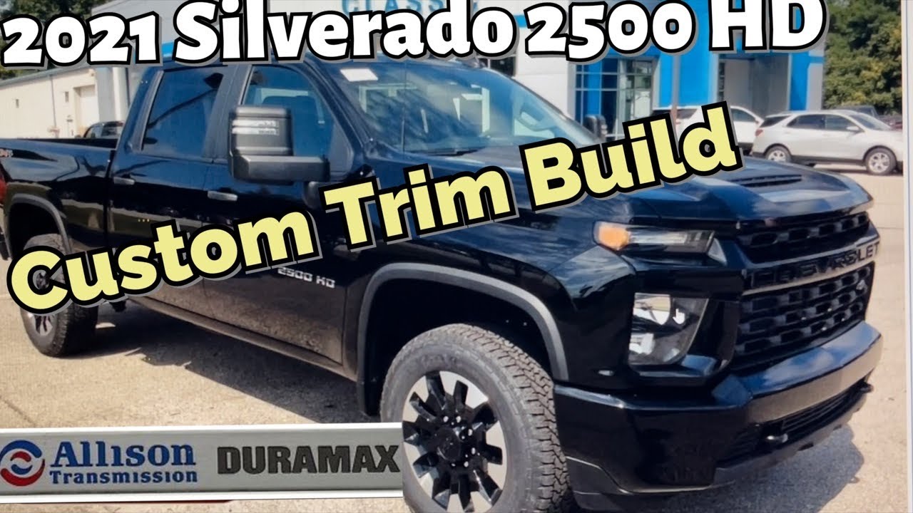 2021 Chevy Silverado 2500 HD Custom Duramax 6.6L Diesel Overview and ...