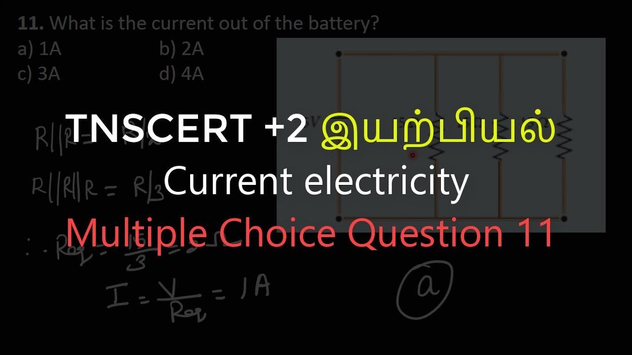59.Physics | Current electricity | Multiple Choice Question 11 - YouTube