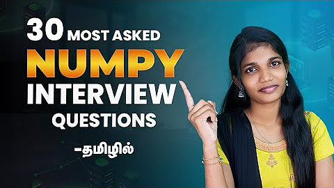 Numpy Interview Questions & Answers - YouTube