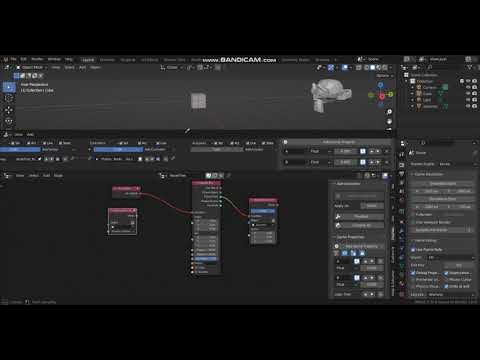 [UPBGE 3.0]Logic Node Editor (Ray projectile) - YouTube