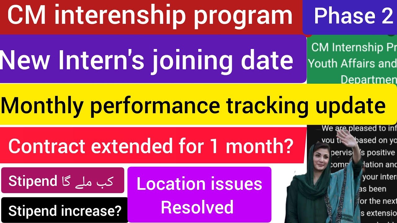 CM interenship program updates Phase 2 || Interenship program phase 2 ...