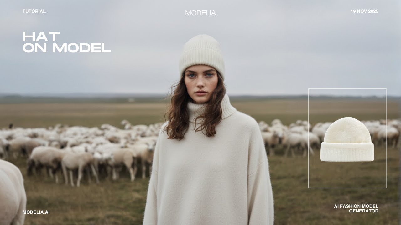 How to use Hat on Model | Modelia Tutorial - YouTube