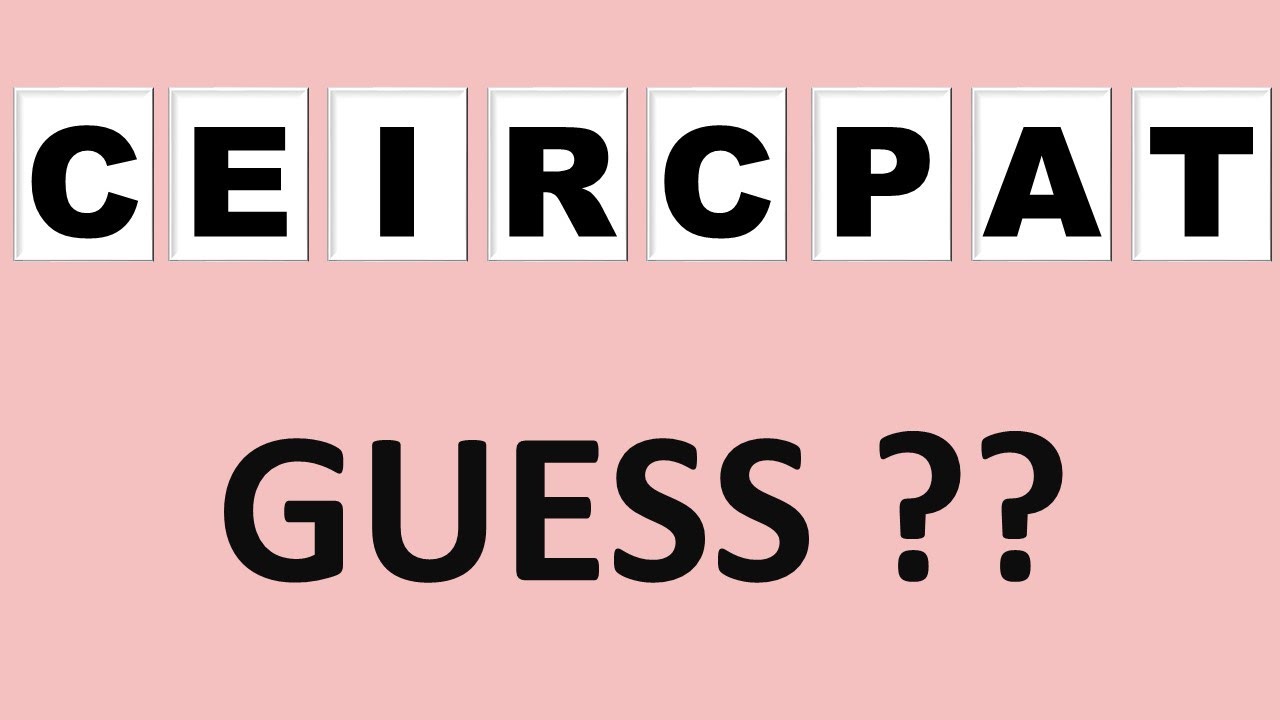 Scrambled Word Game - Guess the Word (7 Letter Words) - YouTube