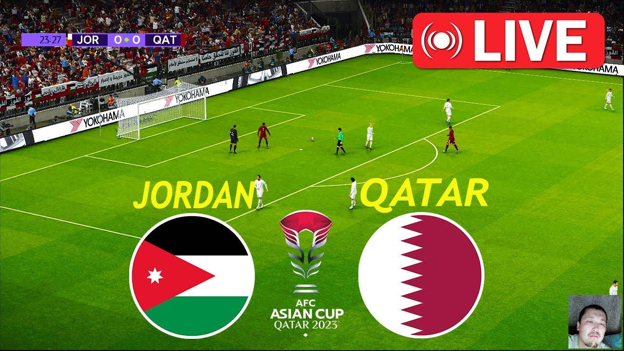 بث مباشر مباراة قطر والأردن نهائي كأس اسيا 2024 LIVE Qatar VS Jordan ...