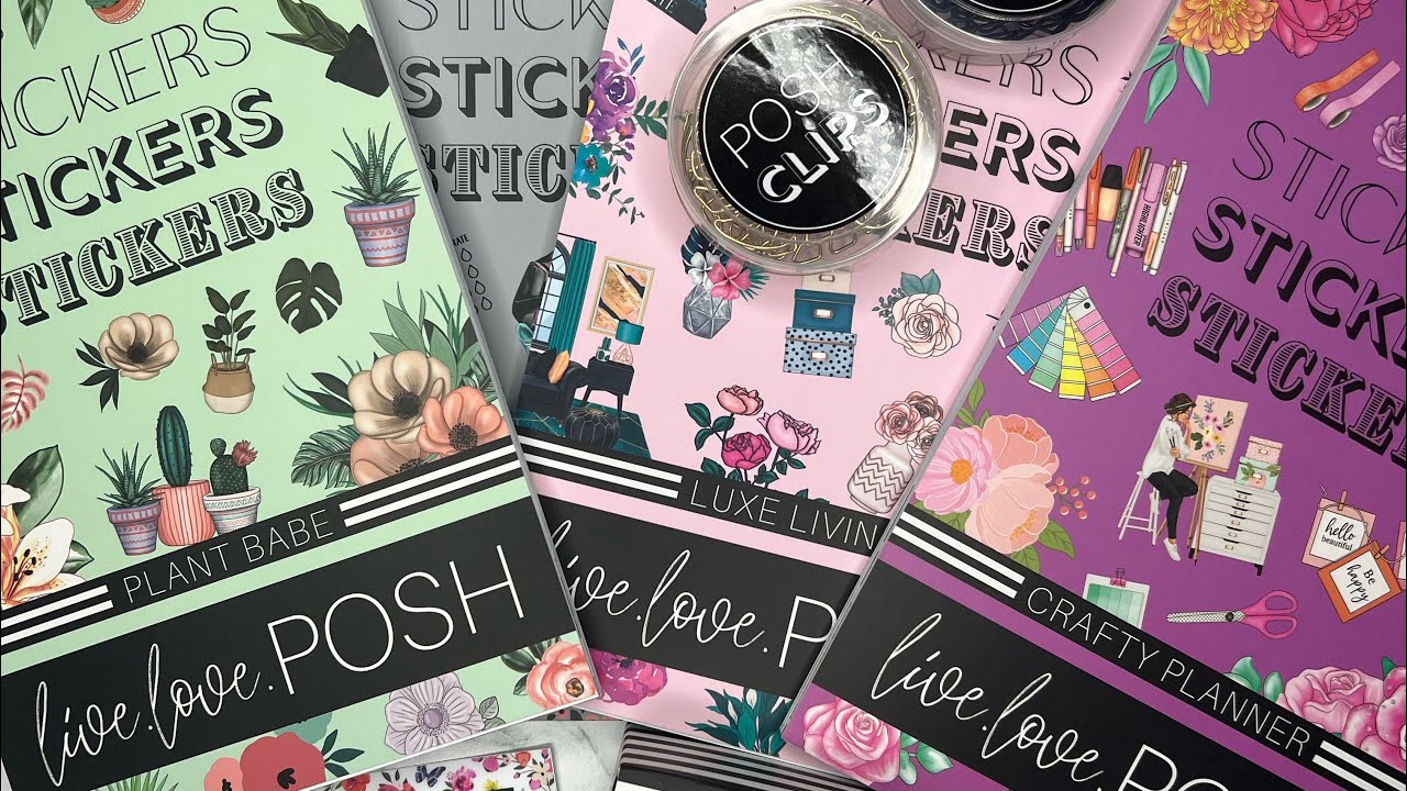 New Live Love Posh Sticker Book Flip Throughs | Posh Lifestyle ...