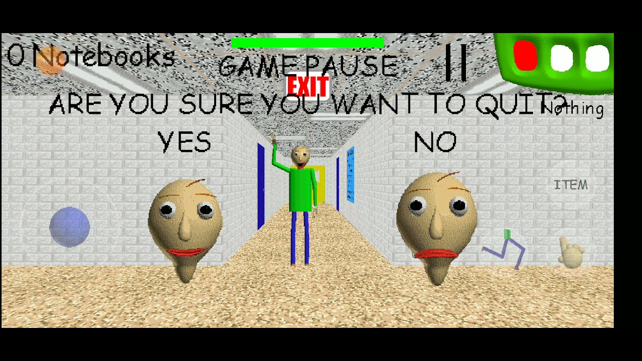 Playing Baldi Basics Again (With Cousin) - YouTube