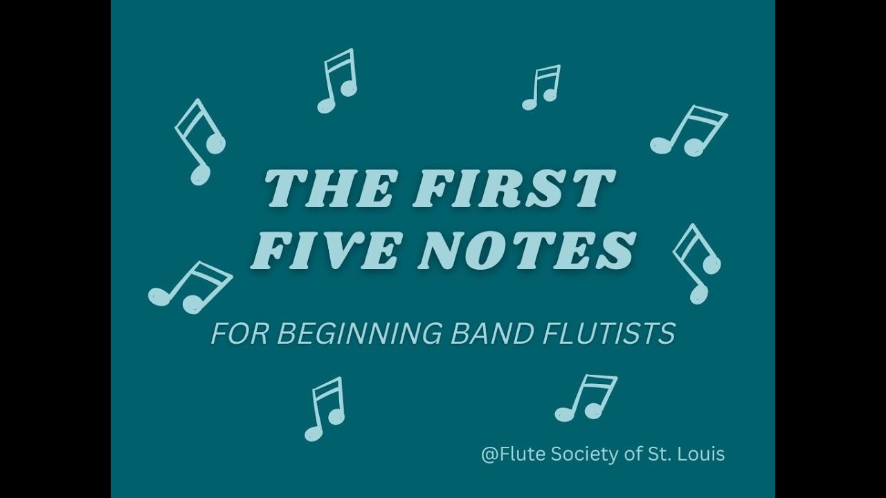 Introduction to the First Five Notes for Band Students - YouTube