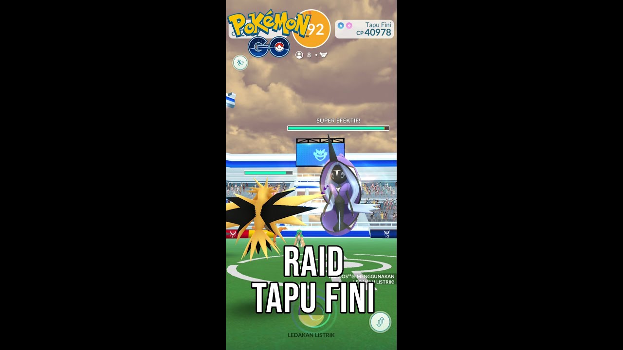 Raid Tapu Fini - Pokemon GO Indonesia - YouTube