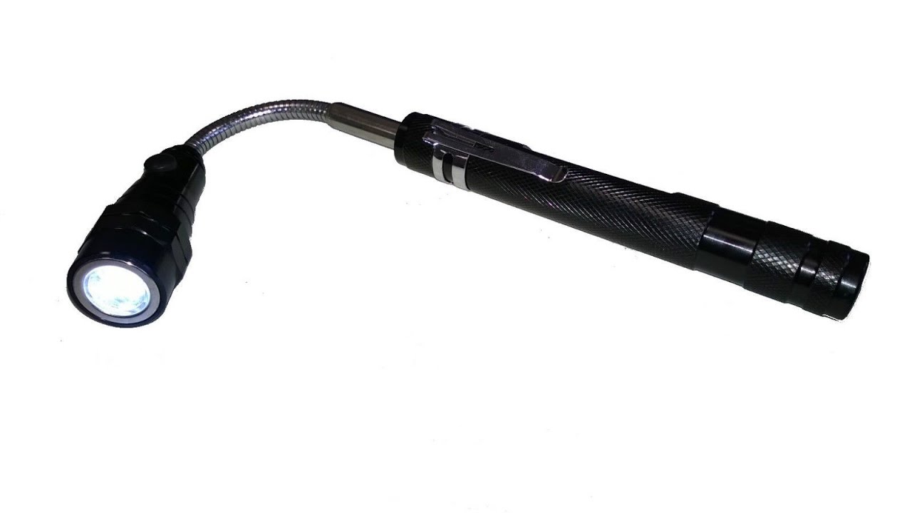 Flexible Telescopic Torch Magnetic Lamp - YouTube