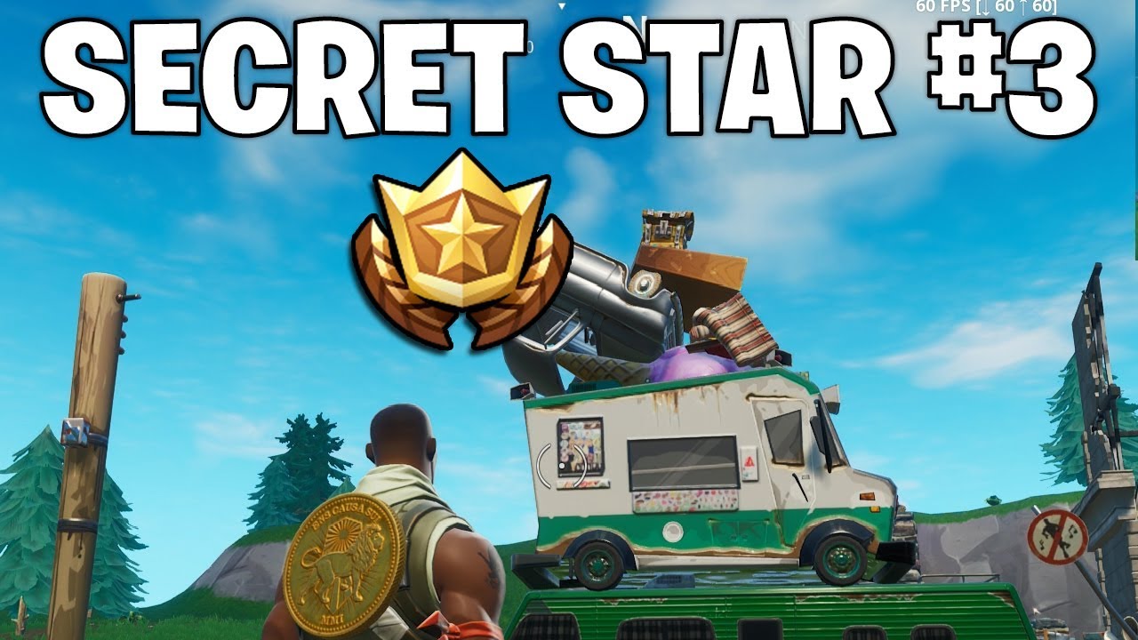 Secret Star Week 3 Fortnite Secret Star Location Season 9 Youtube