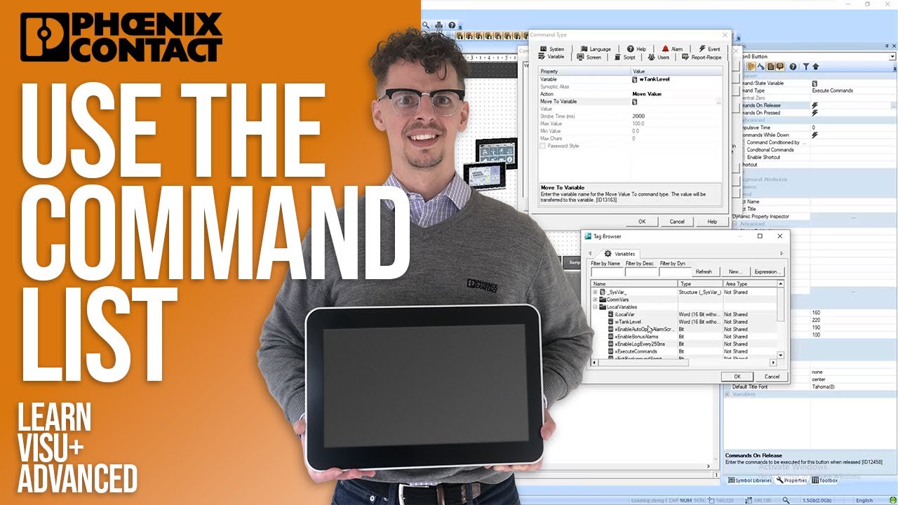 How to Use the Command List | Learn Visu+ Advanced Tutorials - YouTube