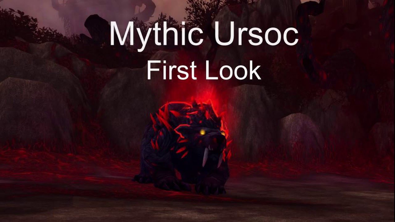 Legion Alpha - Mythic Ursoc -Holy Priest PoV - YouTube
