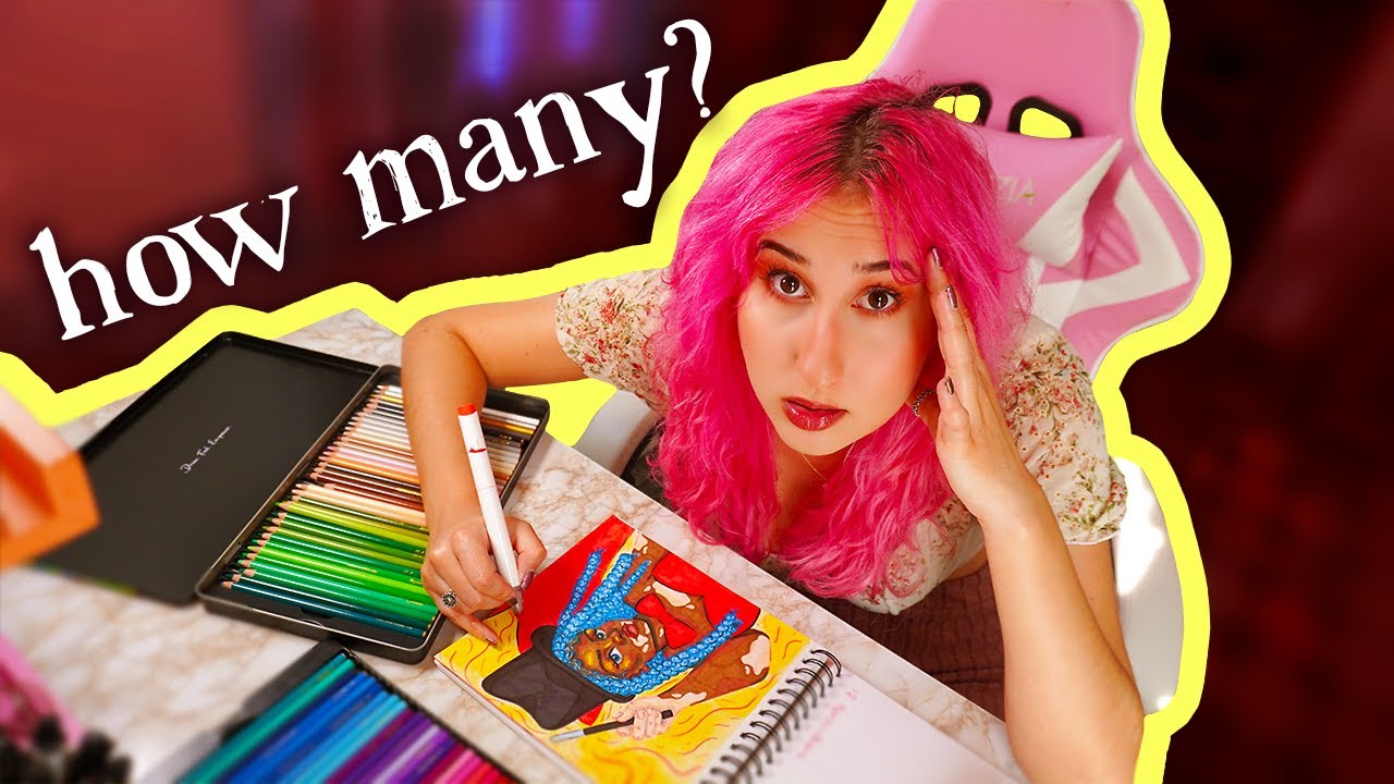 Drawing Mermaids until I'm BORED *mermay art challenge week 3* - YouTube