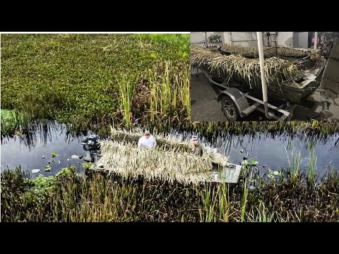 How to Build a Duck Boat Blind That Will Last - YouTube
