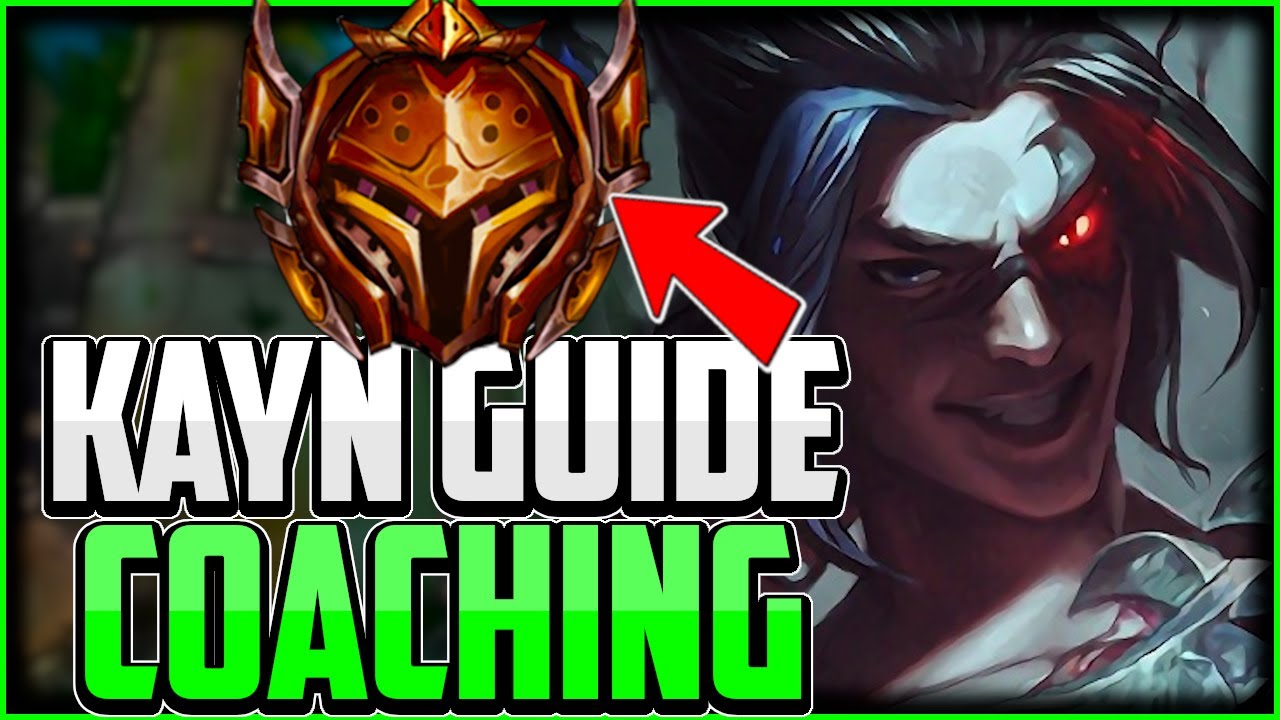 HOW TO CARRY WITH KAYN JUNGLE [Bronze Coaching] | Kayn Jungle Guide ...
