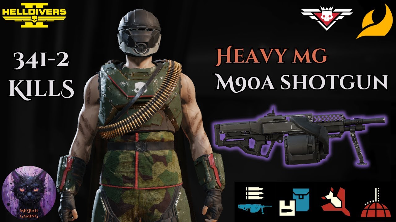 Helldivers 2 - Heavy Machine Gun & M90A | Terminids | Super Helldive ...