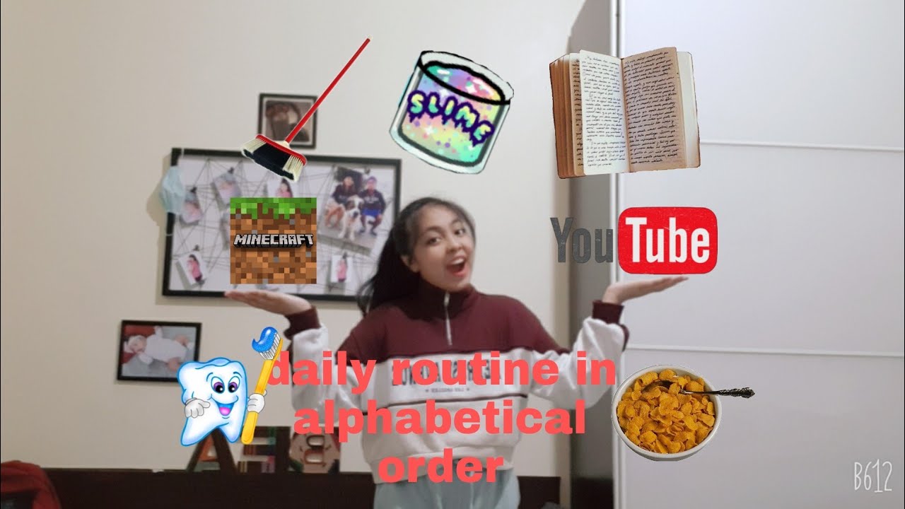 Daily routine in alphabetical order - YouTube