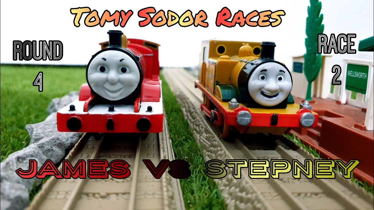 Tomy Sodor Races Round 4 Race 2: James vs Stepney - YouTube