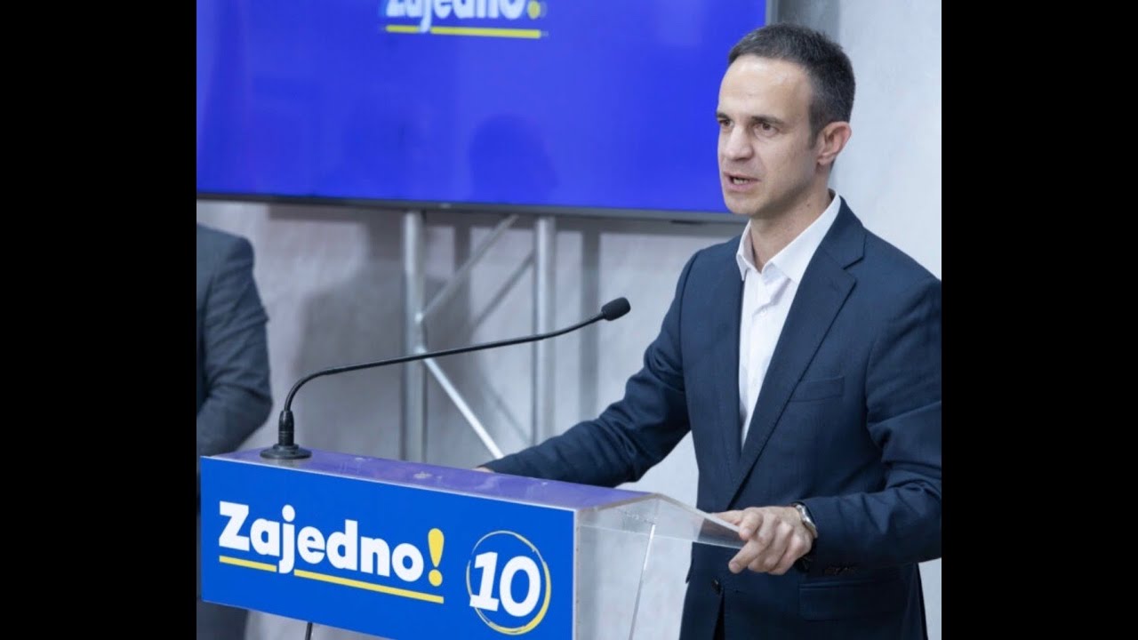 Boris Mugoša, skup koalicije Zajedno, Zeta - YouTube
