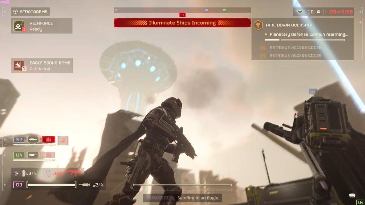 HELLDIVERS 2 Planetary Defense!!! - YouTube