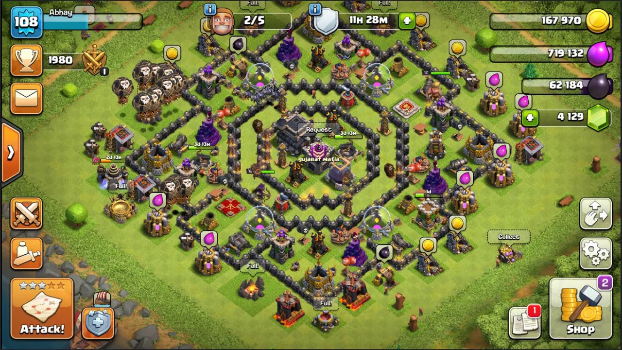 COC gameplay best attacks with gameplay ¦¦ AK Tech 😉😉😉 - YouTube