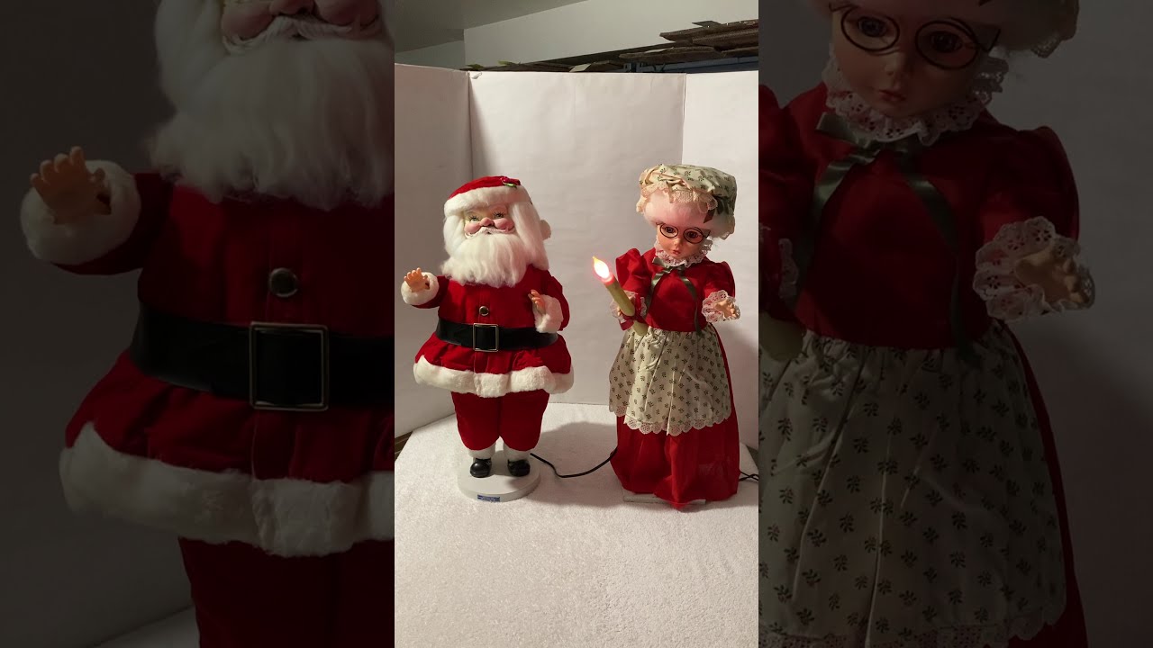 Animated Mr and Mrs Santa Claus Clip - YouTube
