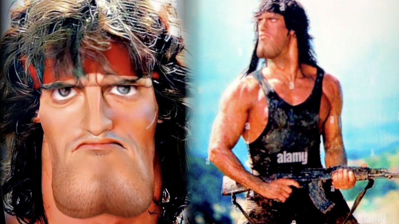 Rambo shoots up the base' scene | Rambo meme : first blood part ii ...