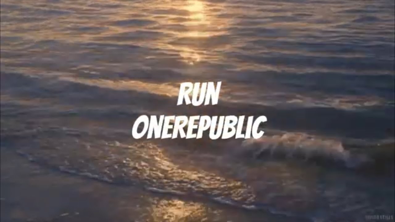 Onerepublic - Run (audio visualizer) - YouTube