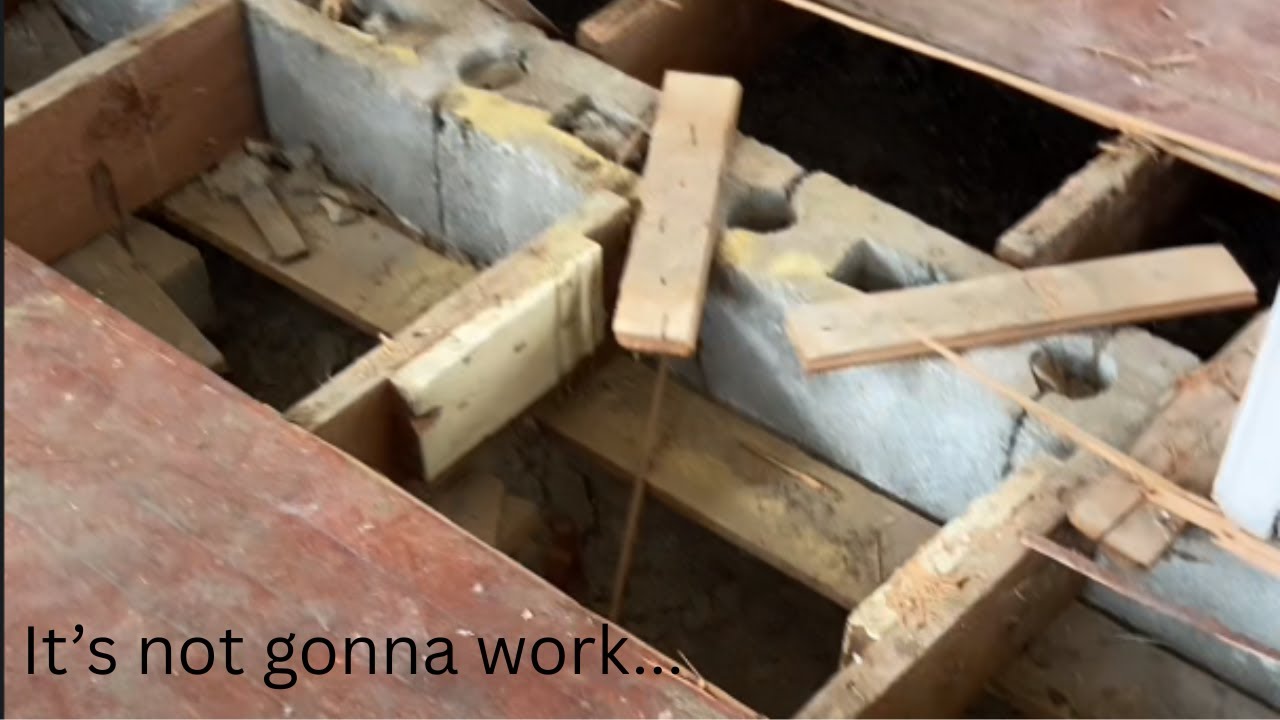 We have to remove the original flooring (tears) - YouTube