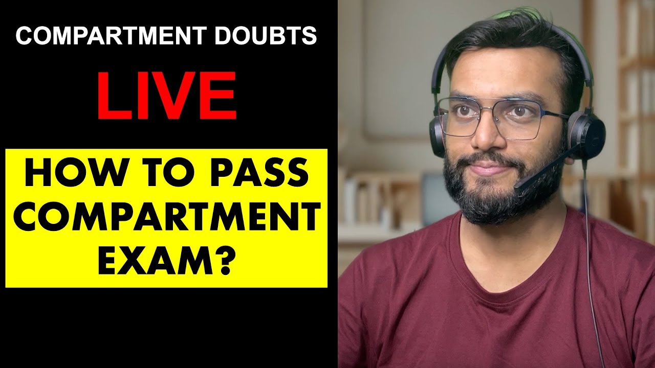 HOW TO PASS COMPARTMENT EXAM? | COMPARTMENT LIVE | 27 SEPT 2024 | AD ...