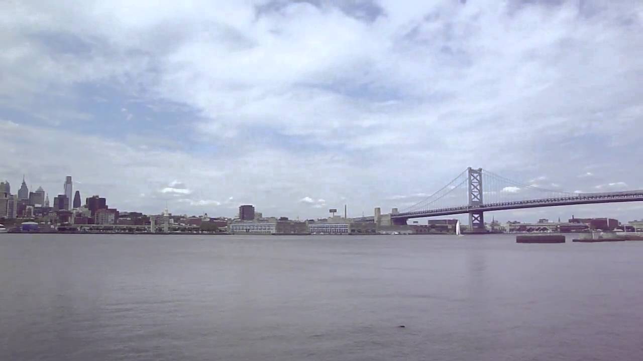 Camden NJ Adventure Aquarium Riverside View - YouTube
