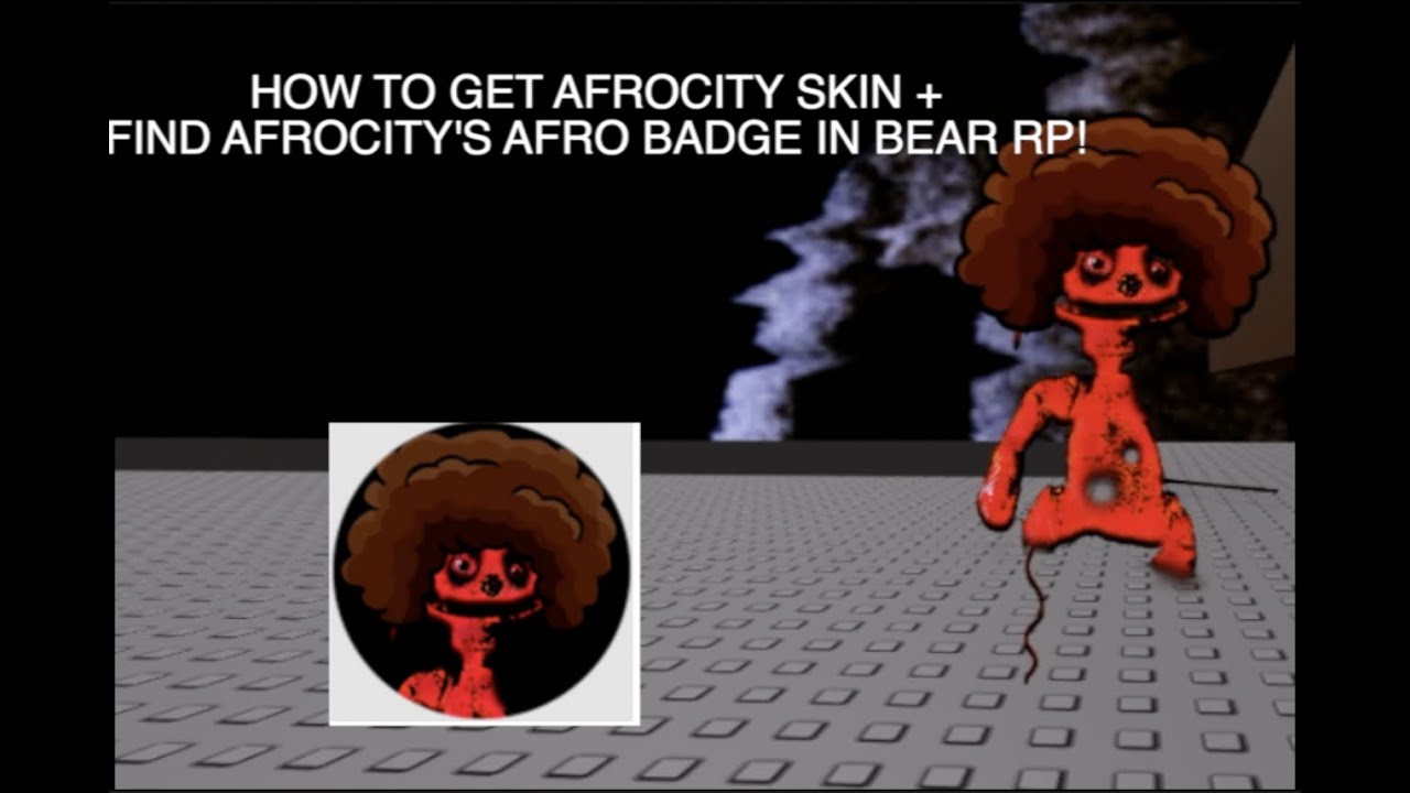 How to Get the Afrocity skin + find Afrocity's afro badge in my bear ...