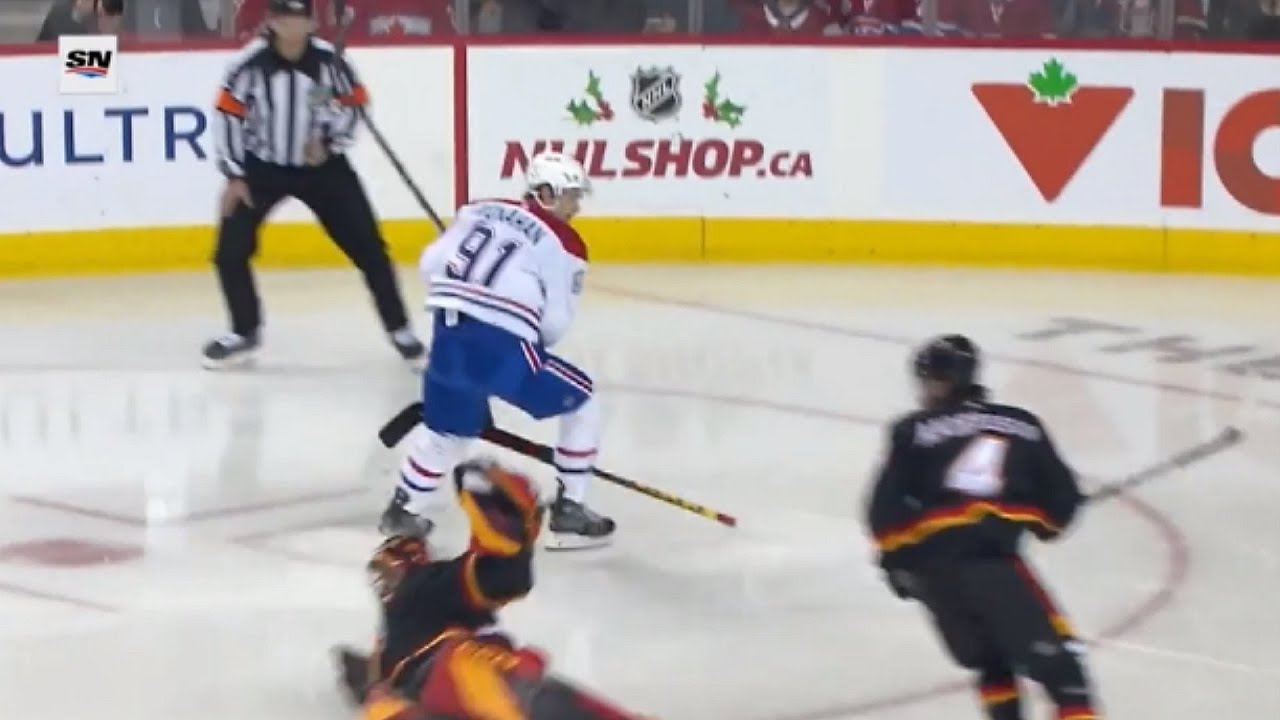 Jacob Markstrom Leaves Crease Aggressively, Leading To Easy Goal For ...