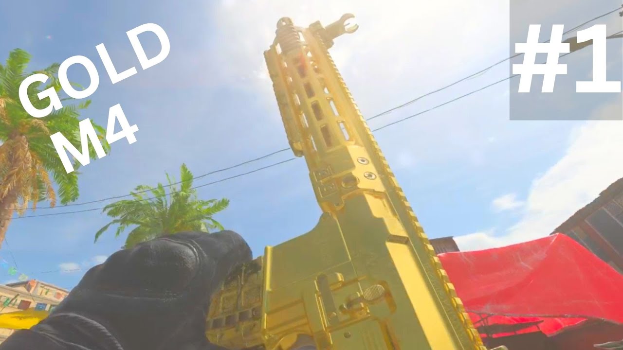 GOLD M4 - Road To Orion Part 1 - Modern Warfare 2 - YouTube