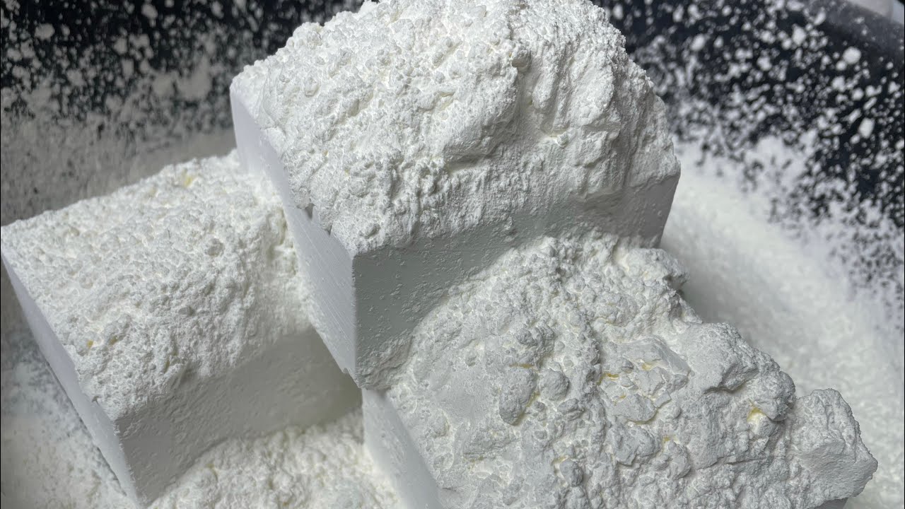 Rock Hard Weimy Gym Chalk Crush With Cornstarch - YouTube