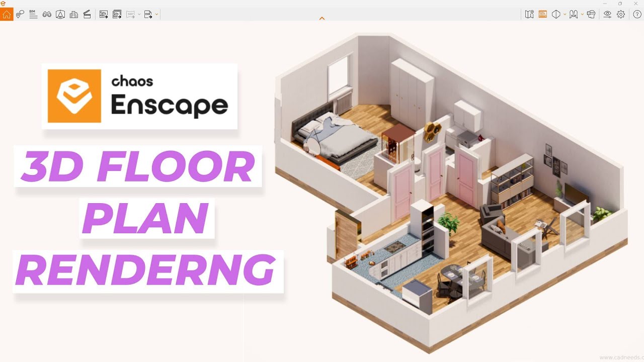 Create Professional 3D Floor Plans with Revit and Enscape | Complete ...