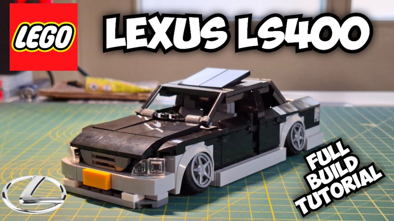 Lego Lexus LS400 FULL BUILD TUTORIAL - YouTube