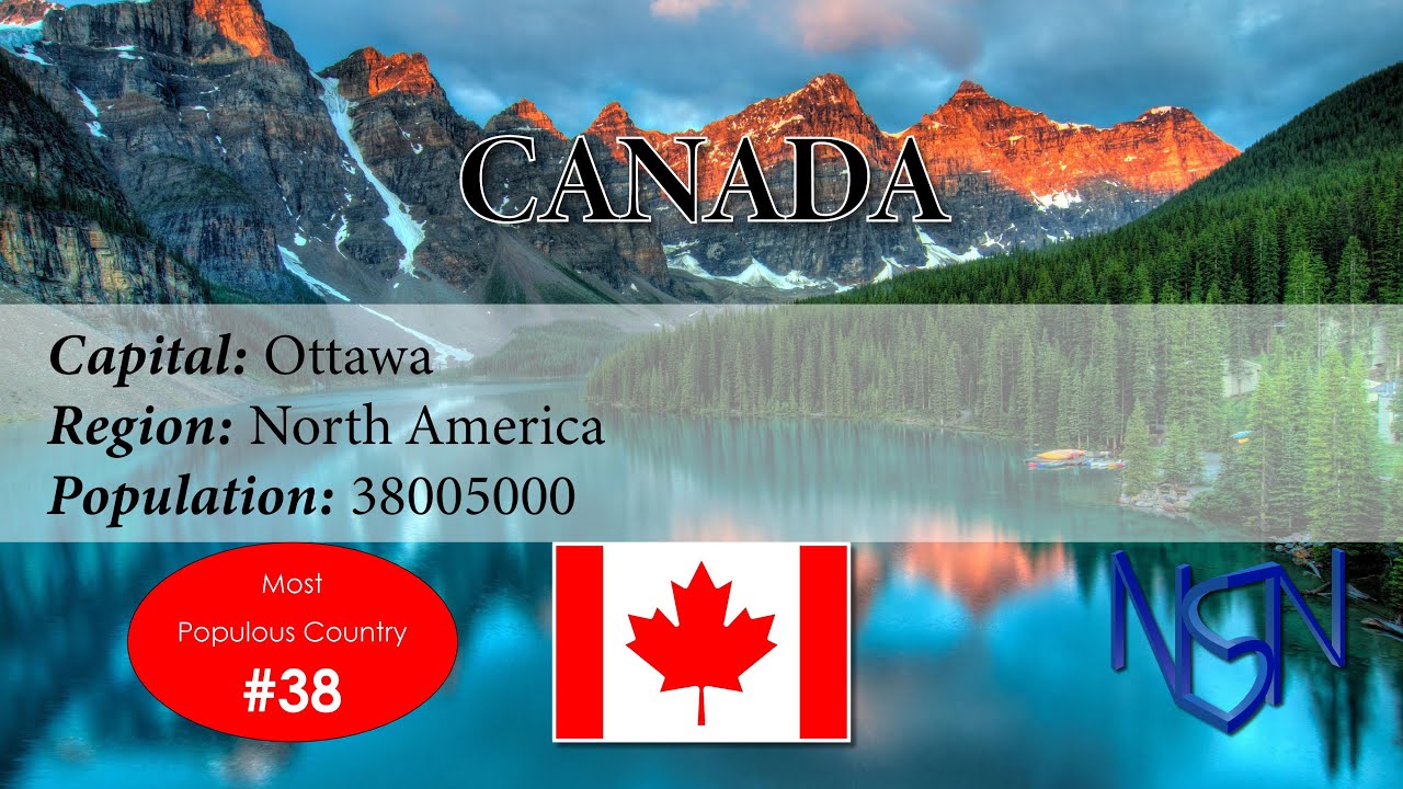 Capital, region, flag, population and other details of Canada (#38 ...