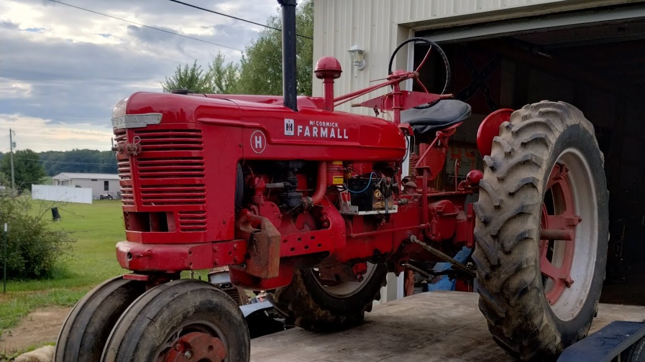 2024 farmall h first pull - YouTube