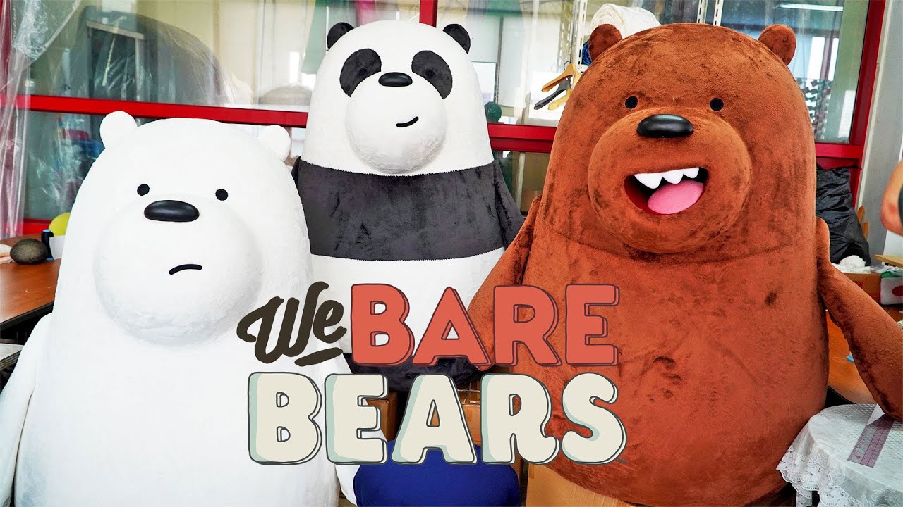 We Bare Bears Mascot costumes (ENG SUB) #webarebears #위베어베어스 #인형탈 - YouTube