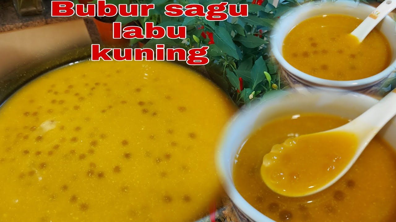 CHINESE FOOD DONG SOI LAMKWA || BUBUR SAGU LABU KUNING #labukuning # ...