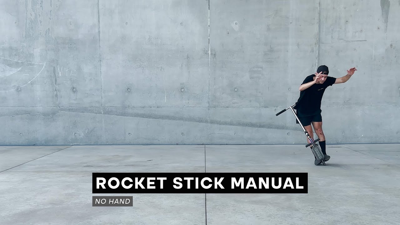 Flatland Trickology - ROCKET STICK MANUAL NO HAND - YouTube