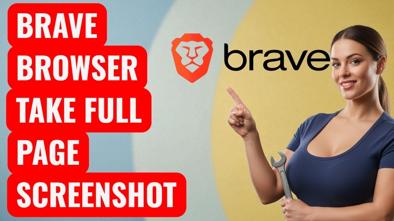 How to Take Full Page Screenshot in Brave Browser - YouTube