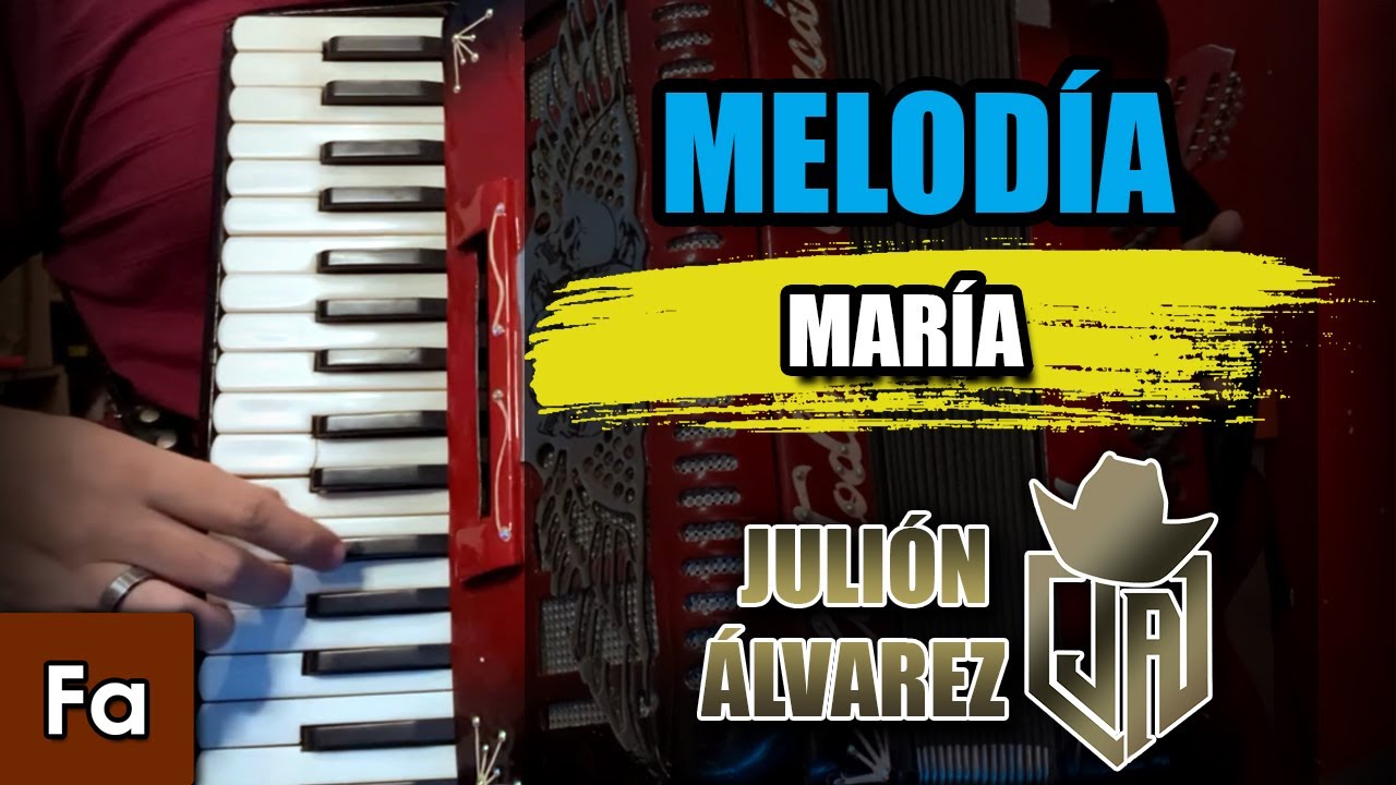 La María - TUTORIAL Acordeón de teclas - YouTube