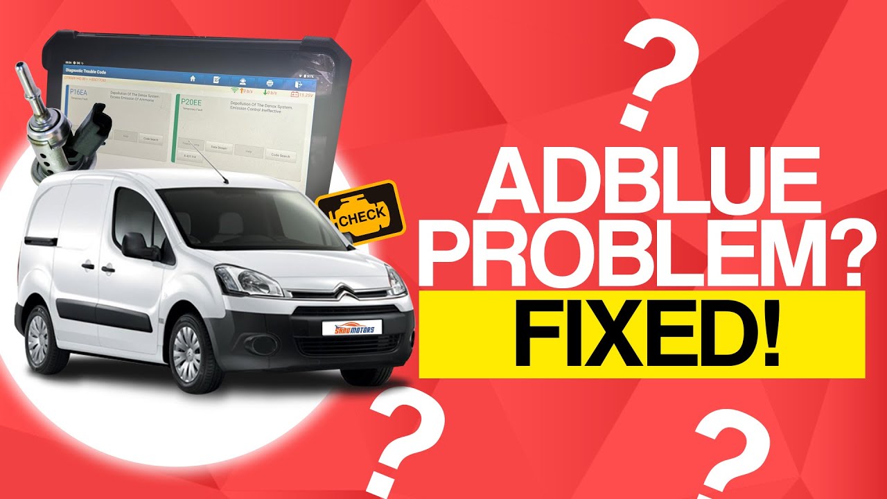 P20EE Code Fixed | SCR NOx Catalyst Efficiency Below | Citroen Berlingo ...