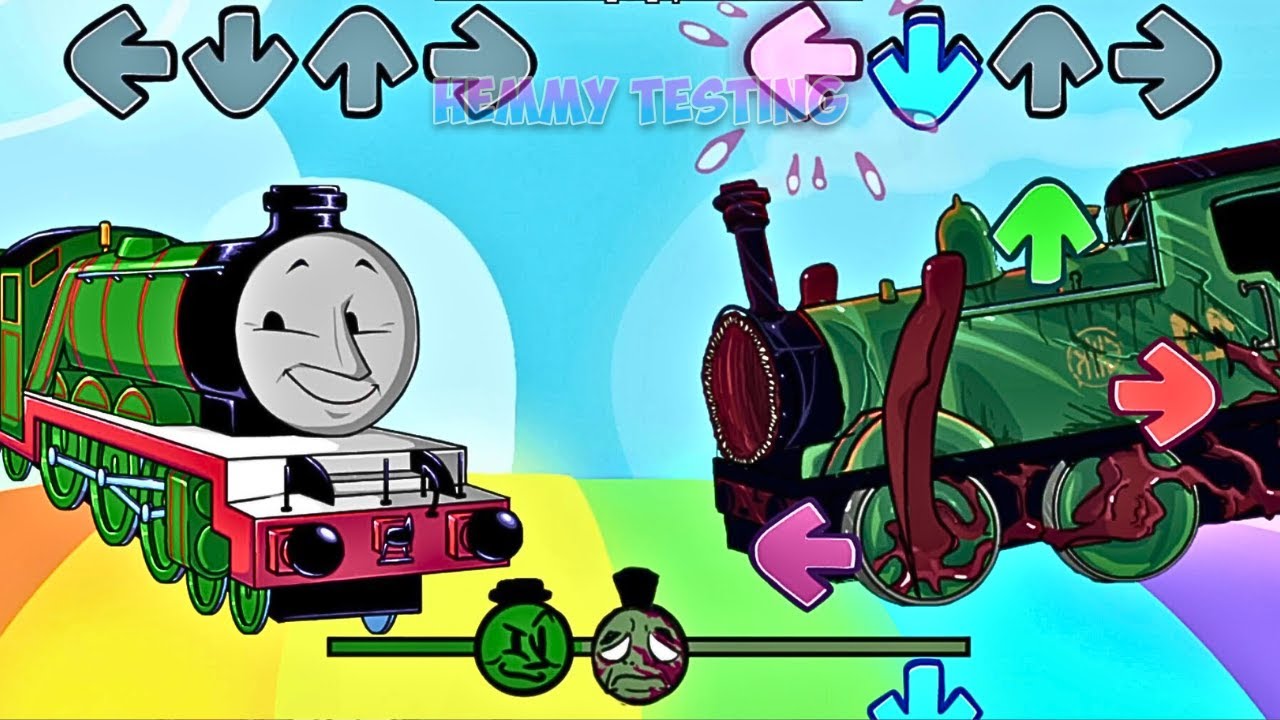 [SWAP] FNF Thomas and Friends ALL PHASES vs Thomas Big Engine Brawl ...