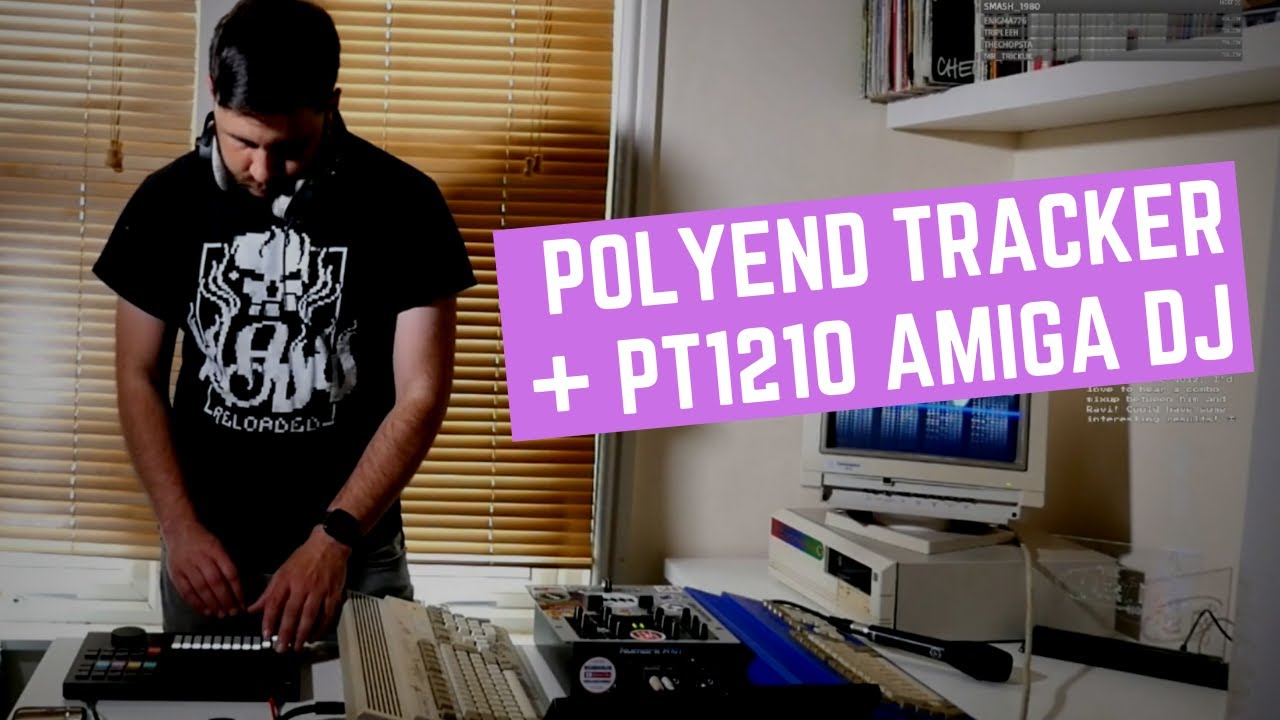Commodore Amiga DJ - Polyend Tracker & PT1210 Practice - YouTube